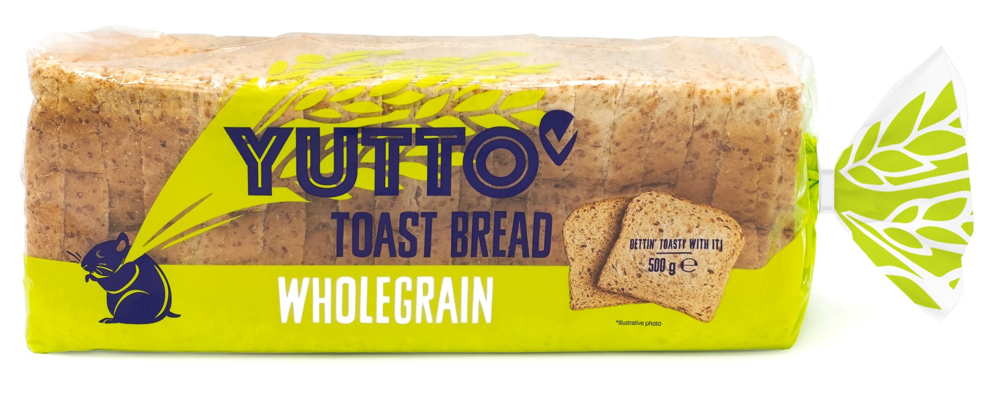 Yutto Toustový pšeničný chléb s celozrnnou moukou, krájený